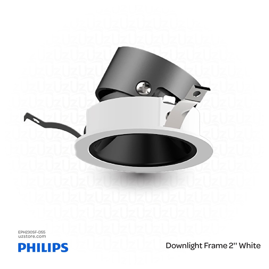 Philips LED Downlight Frame 2'' White RS378Z M43 D55 R-R AJ D BK ...